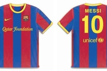 BARÇA | Logo de UNICEF sólo en España - Futbol Sapiens