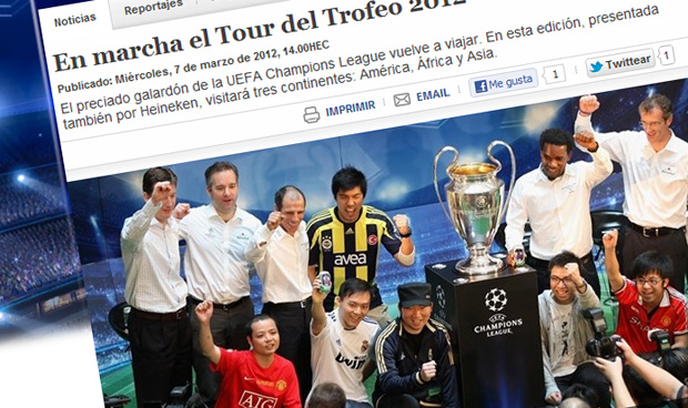 La "Orejona" abre tour 2012 en México - Futbol Sapiens