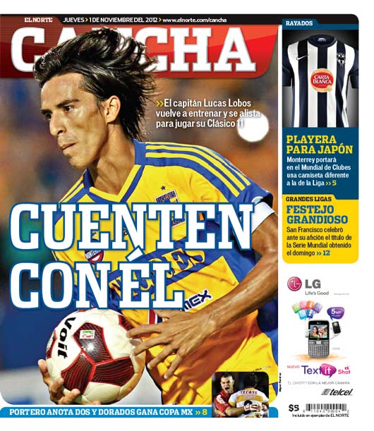 La prensa del jueves 1/11/2012 - Futbol Sapiens