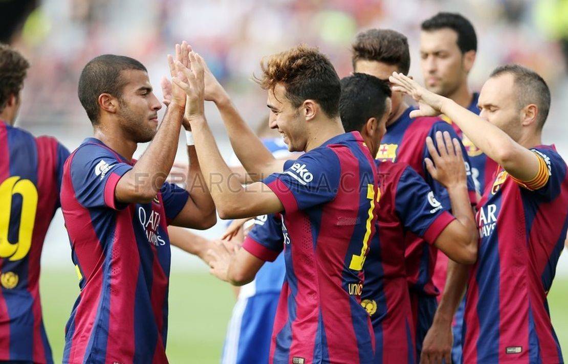 Barcelona golea al HJK Helsinki con las dos manos en la cintura ... Barcelona golea al HJK Helsinki con las dos manos en la cintura ...