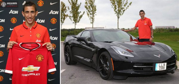 Le dan un Corvette a Di María - Futbol Sapiens