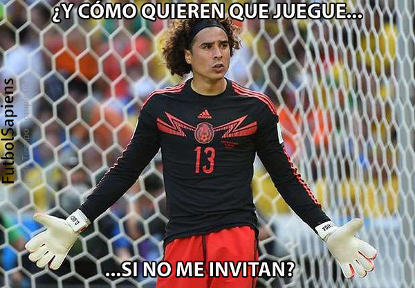 Memes de Guillermo Ochoa, ¿Alguien sabe de él?