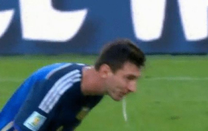 Posible causa de los vómitos de Lionel Messi - Futbol Sapiens