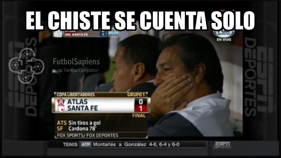 Los memes del atlas y su derrota