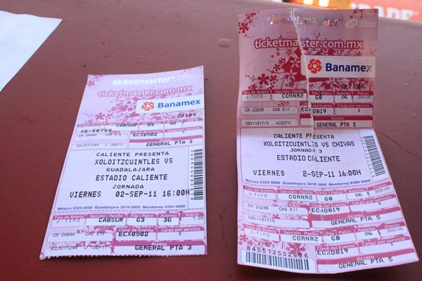 Boleto falsificado - Futbol Sapiens