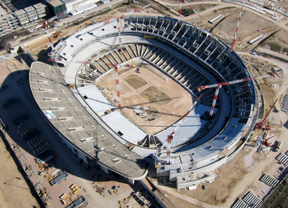 Así luce el nuevo estadio del Atlético de Madrid - Futbol Sapiens