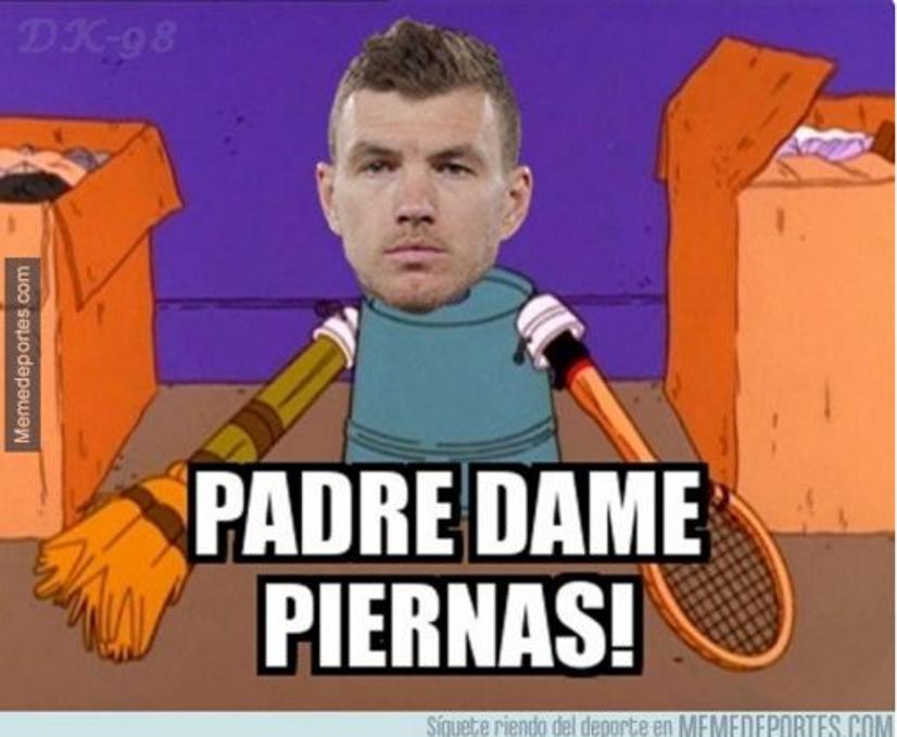 Los memes atacan a Edin Dzeko - Futbol Sapiens