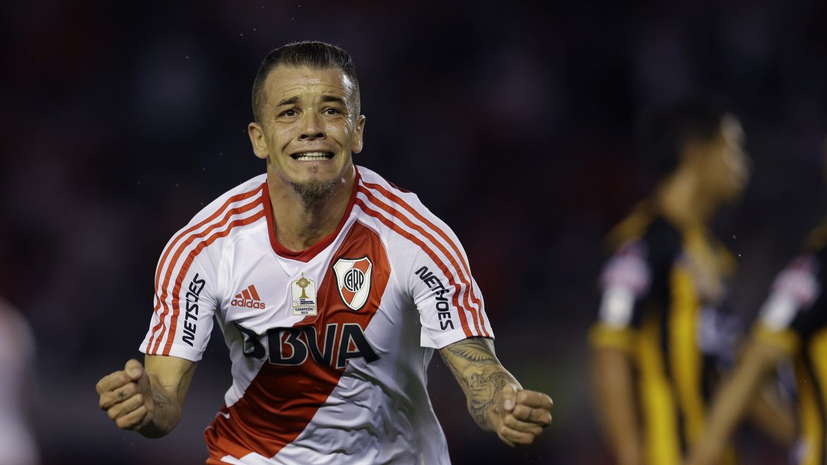 D' Alessandro y su gol con el River Plate