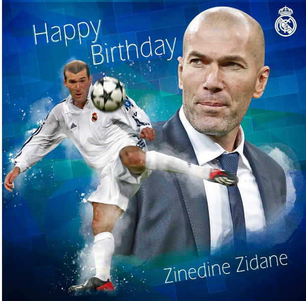 Zinedine Zidane cumple 44 años
