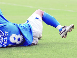 Las 6 peores lesiones en el futbol