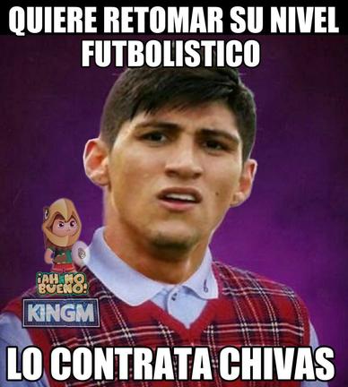 Los mejores memes del fichaje de Alan Pulido con las chivas