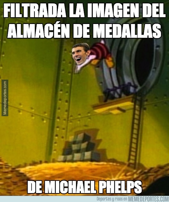 Aquí están los mejores memes de Michael Phelps - Futbol Sapiens