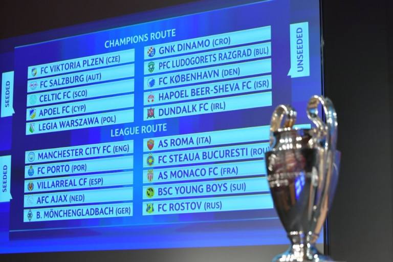 Así quedaron los cruces de playoffs de la Champions League - Futbol Sapiens