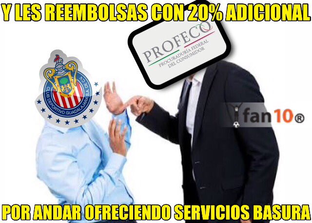 Llegaron los memes de la sanción de la Profeco a Chivas TV - Futbol Sapiens