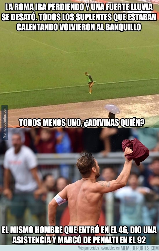 Cumple 40 años: los mejores memes de Francesco Totti - Futbol Sapiens