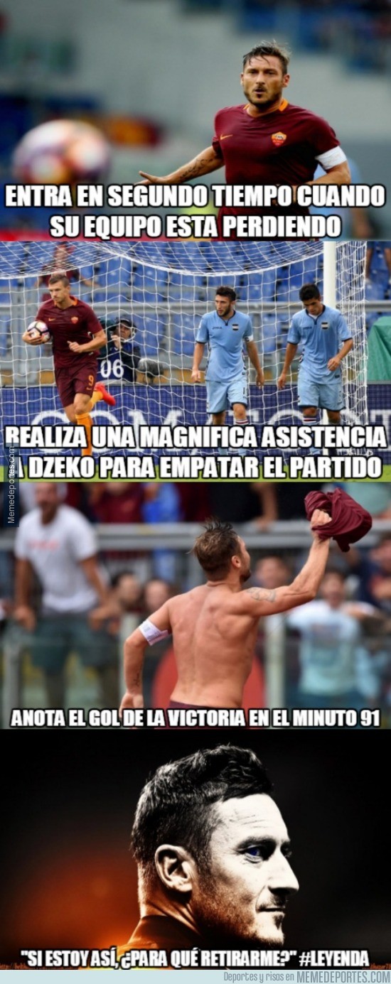 Cumple 40 años: los mejores memes de Francesco Totti - Futbol Sapiens