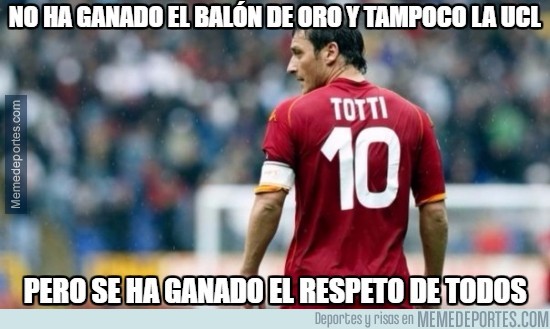 Cumple 40 años: los mejores memes de Francesco Totti - Futbol Sapiens