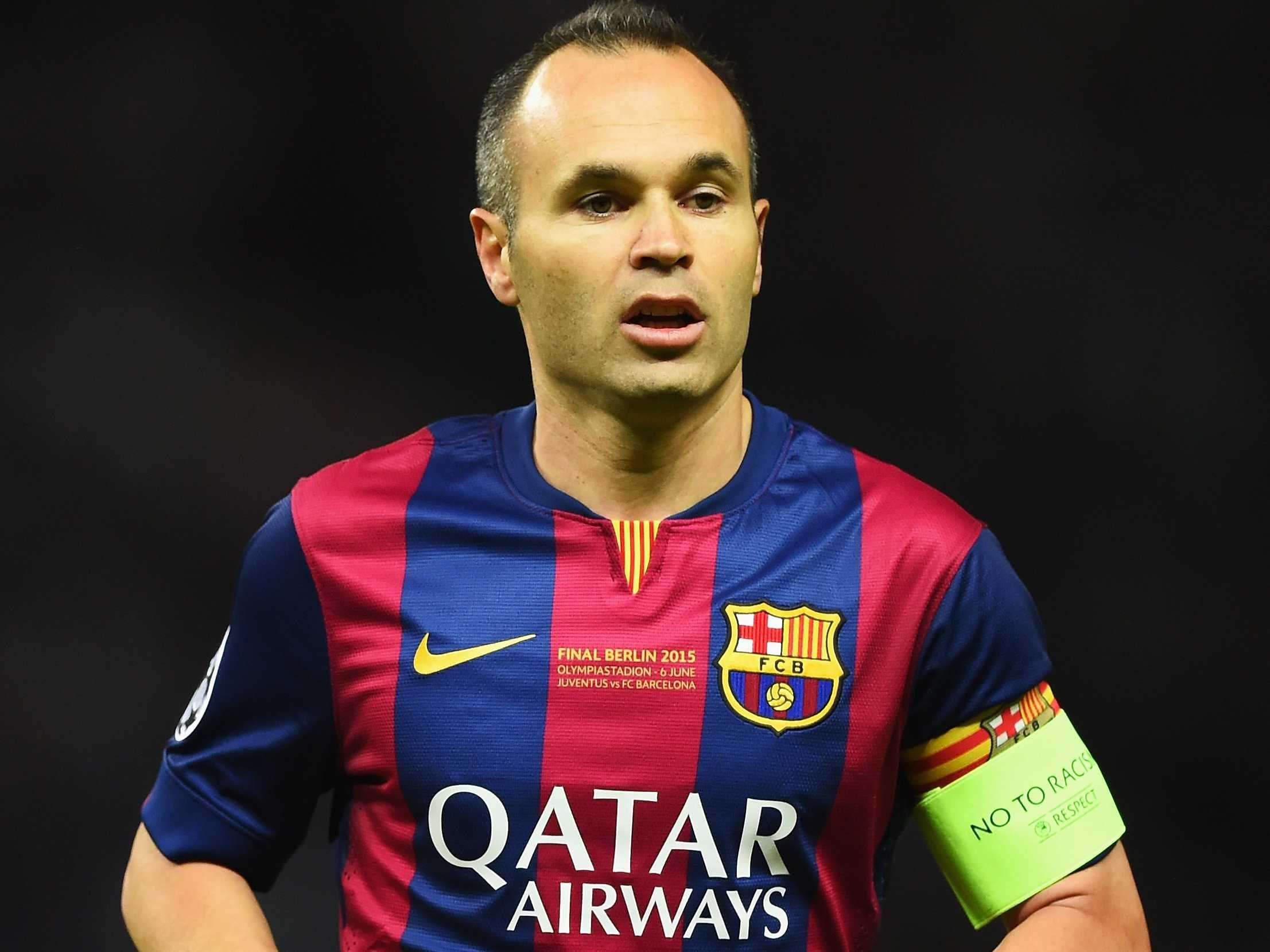 Andrés Iniesta se recupera totalmente y estará para "El Clásico