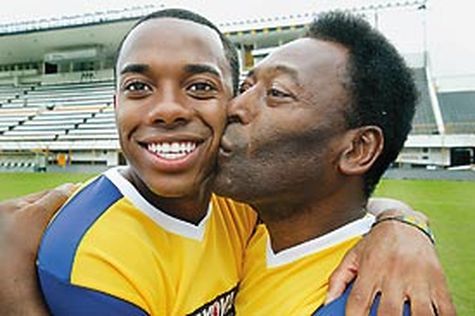 Robinho igualó números de Pelé en la Copa Libertadores