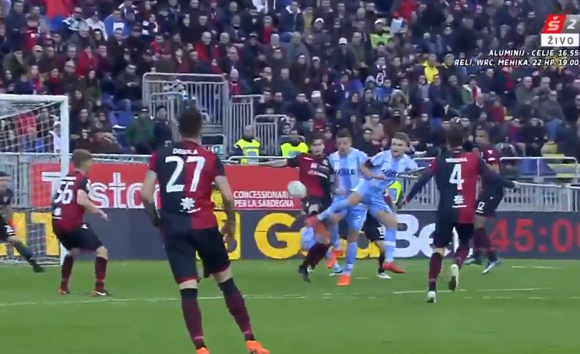 El golazo de Ciro Immobile: de taco en el borde del área y al último minuto