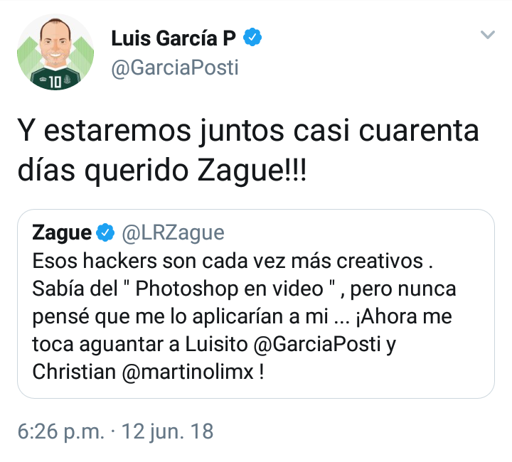 Internet no perdona el "atrevimiento" de Zague - Futbol Sapiens