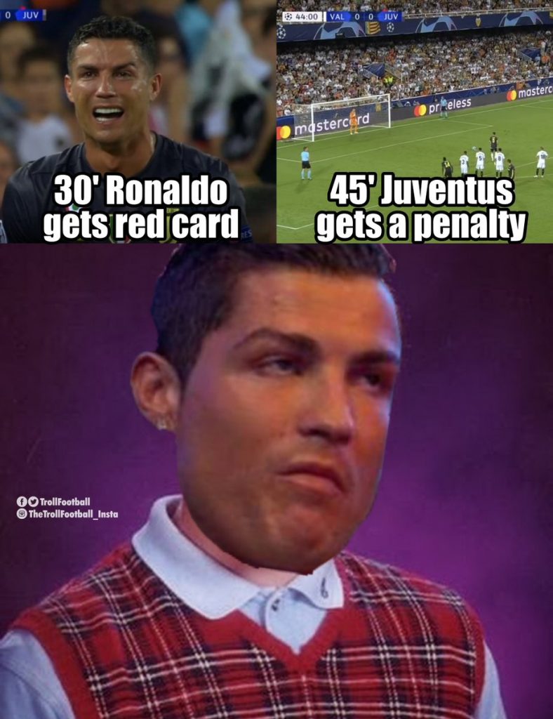 ¡Cristiano expulsado y los memes no se hacen esperar! - Futbol Sapiens