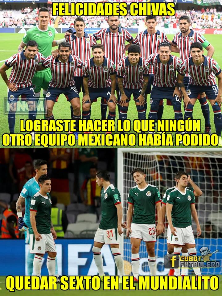 Los mejores memes de Chivas y su fracaso en el Mundial de Clubes ...