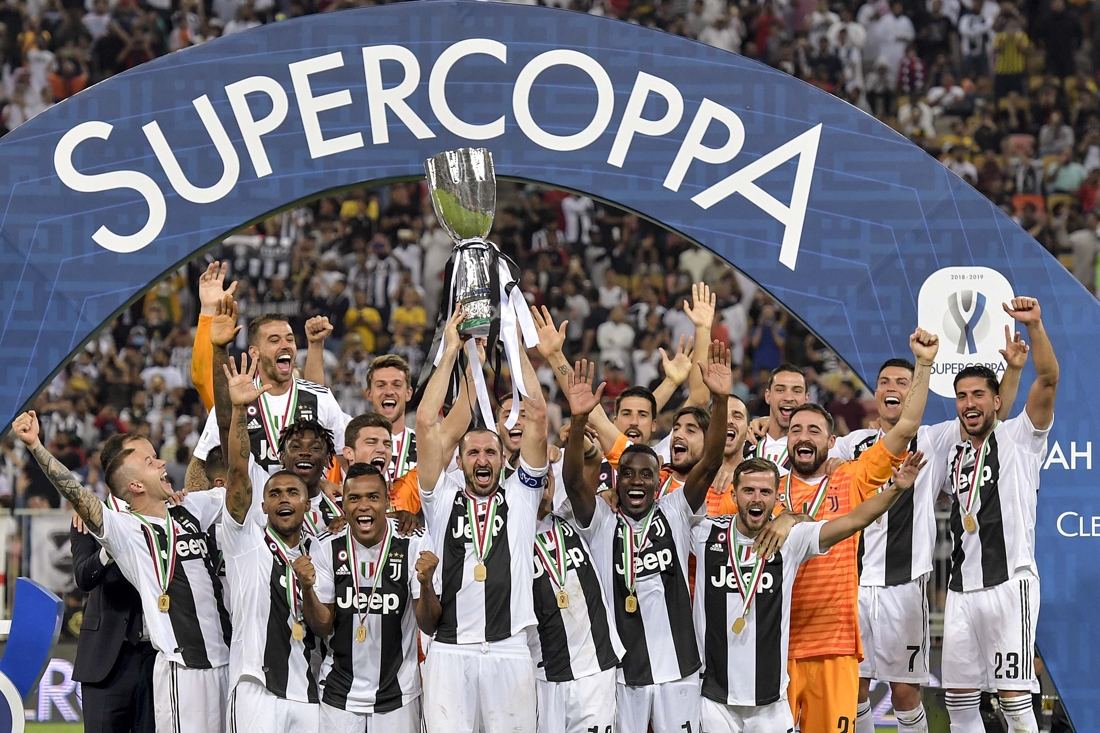 Juventus conquistó la Supercopa italiana con gol de Cristiano