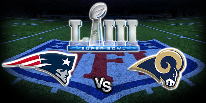 Así se jugará el SUPER BOWL LIII: ¡Patriots vs Rams! - Futbol Sapiens