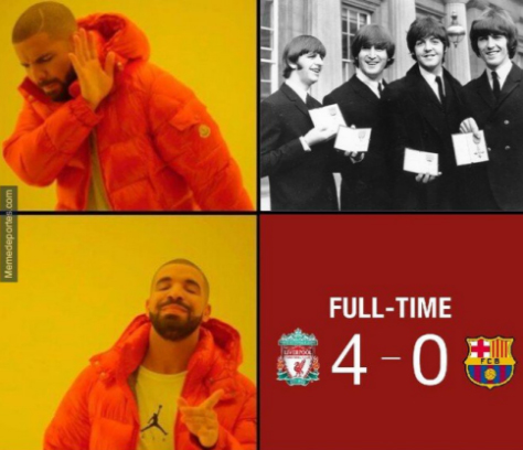 El Liverpool no perdonó al Barcelona y los memes tampoco