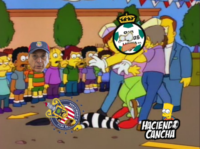 Santos goleó a las Chivas y los memes también