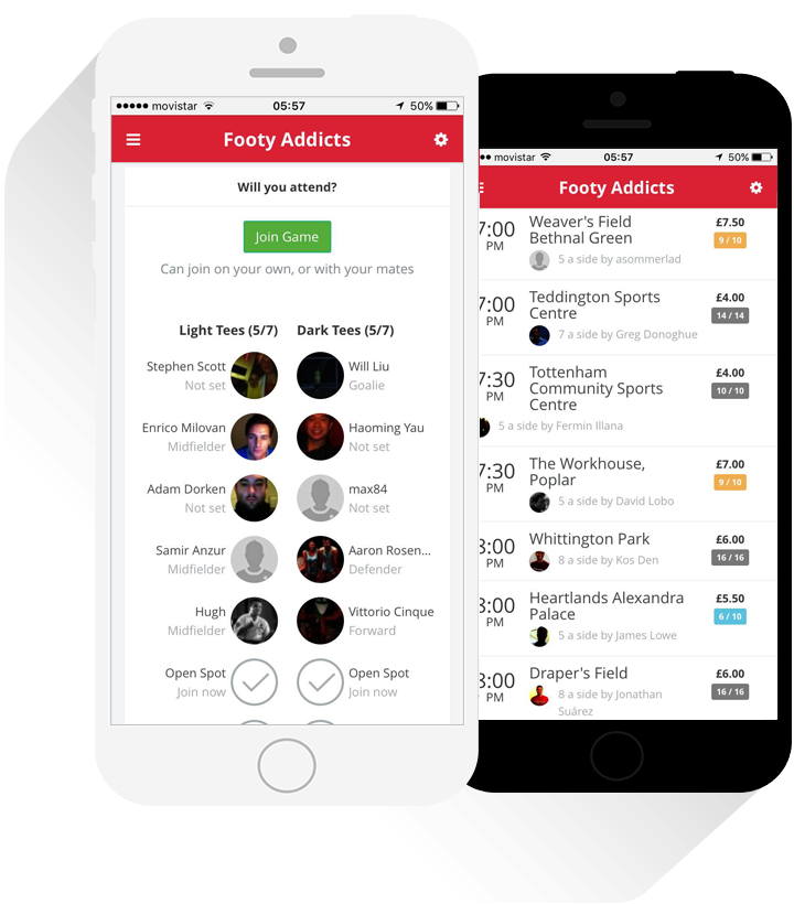 Footy Addicts, el "Tinder" del fútbol - Futbol Sapiens