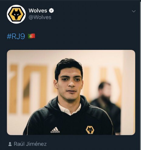 El error de Wolverhampton en redes sociales con Raúl Jiménez - Futbol ...