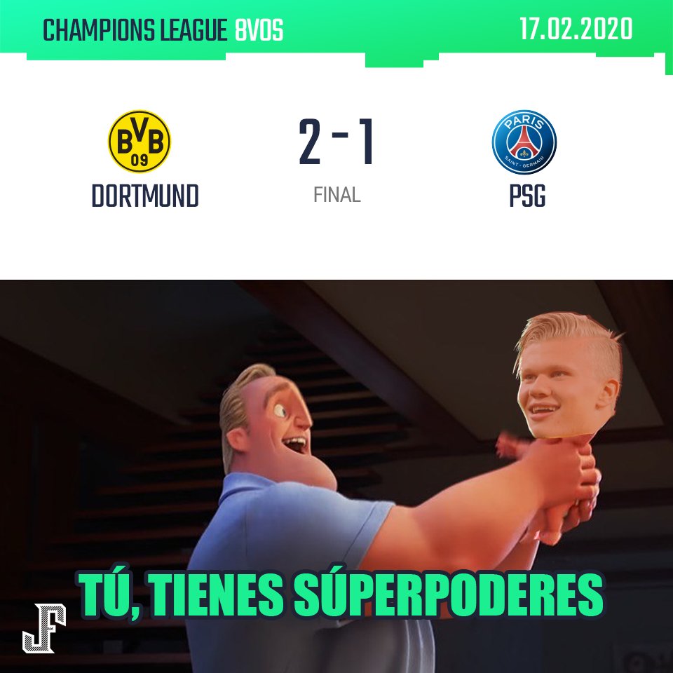 Haaland se llevó el protagonismo en todos los memes - Futbol Sapiens