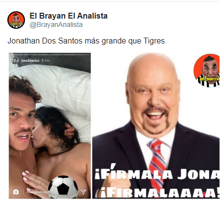 Los memes que dejó la foto de Jonathan dos Santos con Amanda Trivizas ...