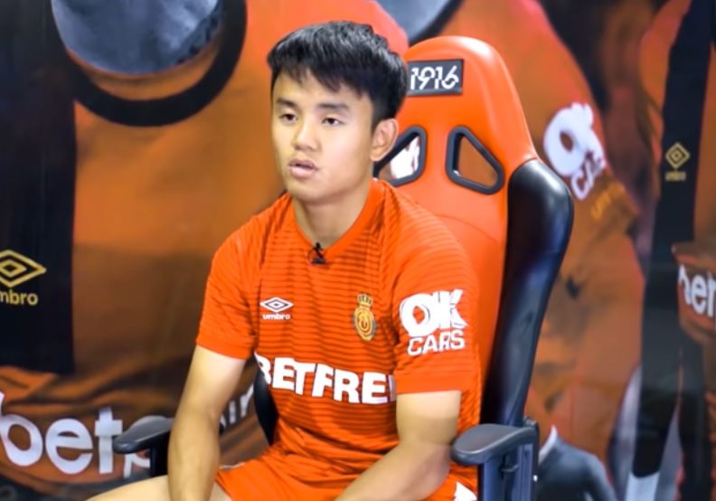 El Real Madrid volvió a ceder oficialmente a Take Kubo al Mallorca