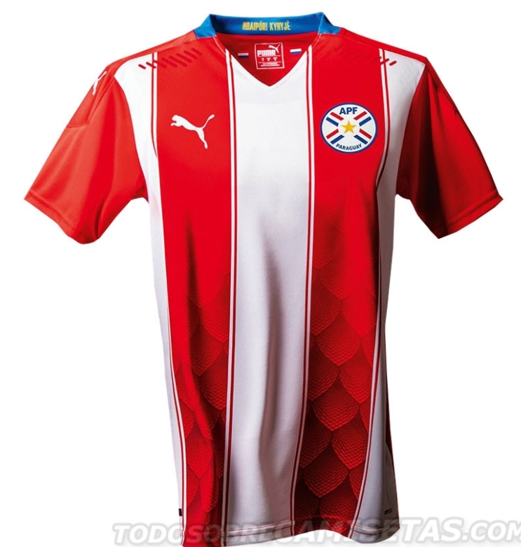 Paraguay presentó sus nuevas camisetas para arrancar la Eliminatoria ...
