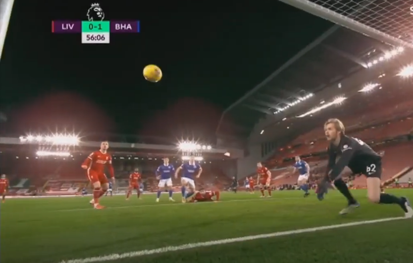 El Liverpool cayó contra el Brighton y se aleja de la punta El Liverpool cayó contra el Brighton y se aleja de la punta