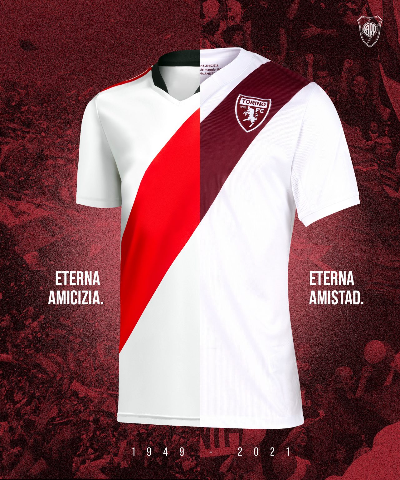 La playera del Torino refuerza sus lazos con River Plate - Futbol Sapiens