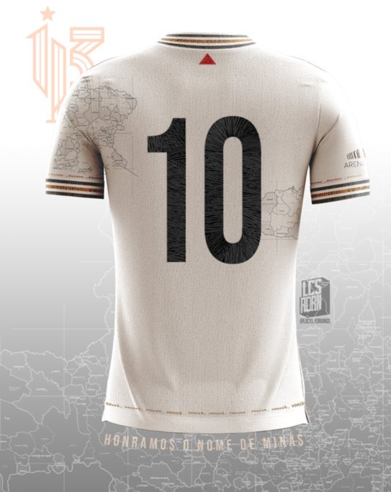La espectacular camiseta de Atlético Mineiro por sus 113 años