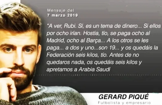 Salen A La Luz Audios Que Comprometen Seriamente A Piqué Y Al Futbol