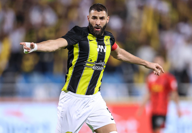 Benzema anotó su primer gol en el fútbol saudí - Futbol Sapiens