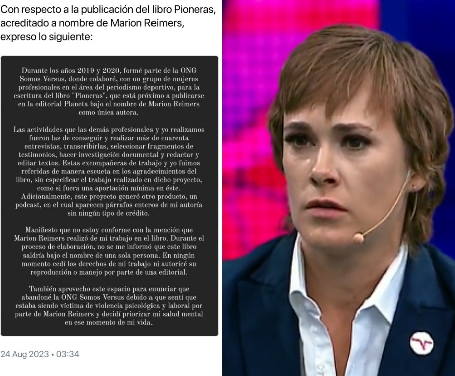 Acusan a Marion Reimers de adjudicarse material para su libro 'Pioneras ...