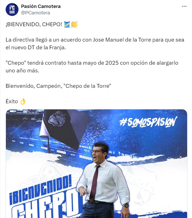 "Chepo" de la Torre será el nuevo DT del Puebla - Futbol Sapiens