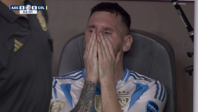 Así le quedó el tobillo a Messi tras lesionarse en la final de la Copa ...