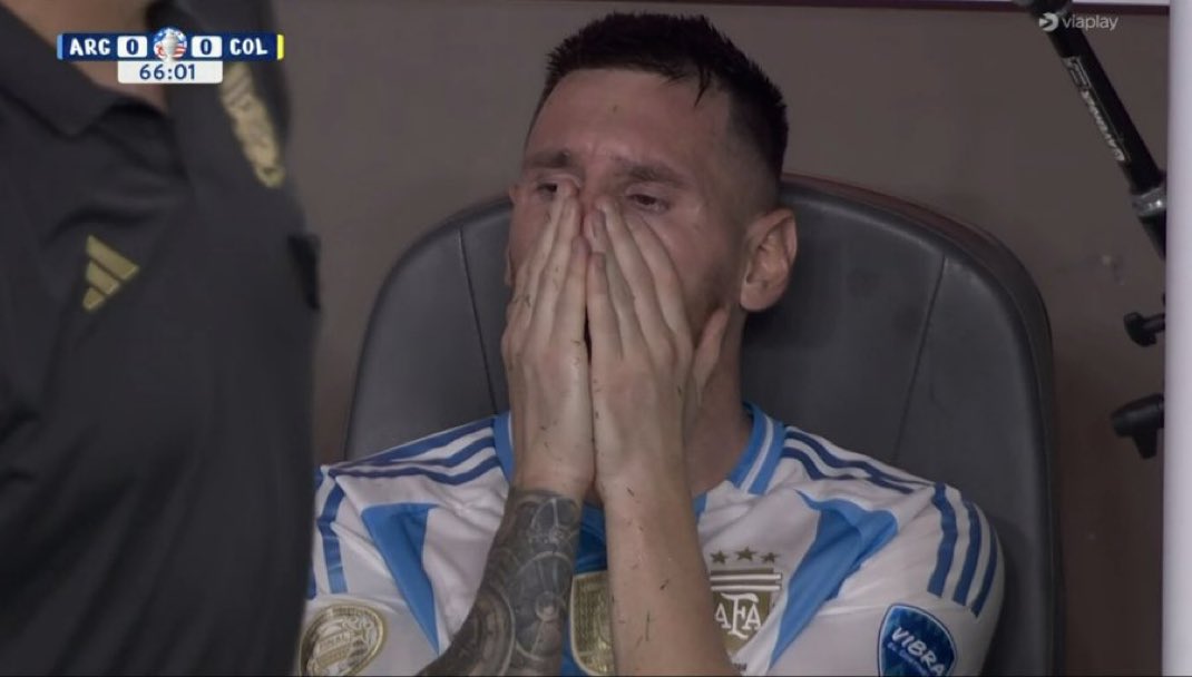 Así le quedó el tobillo a Messi tras lesionarse en la final de la Copa ...