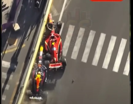 VIDEO | Desafortunado choque deja a "Checo" Pérez con las manos vacías ...